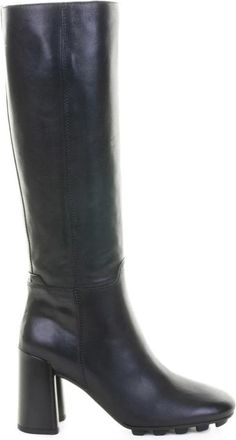 Hogan Kniehohe Stiefel mit Blockabsatz - - Shoes - Damen - Schwarzk - 39 EU