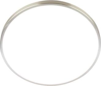 Briloner Plafonnier LED, classe &eacute;nerg&eacute;tique A, 17,1W &agrave; 3900lm, lumi&egrave;re blanche neutre, d&eacute;cor aluminium, lustre salon, chambre, luminaire plafonnier, cuisine, 3