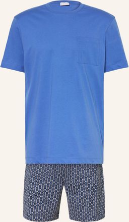 Mey Mey Shorty-Schlafanzug Serie Blue Chains blau