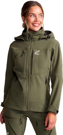 RevolutionRace Hiball Softshell Jacket für Damen, Outdoor Jacke für Wandern, Grape Leaf, M