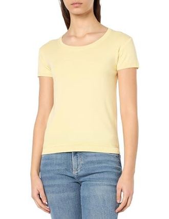 Benetton Maillot G/C M/M 1091d1m10 Sweater, Jaune Pastel 10 z, XS Femme