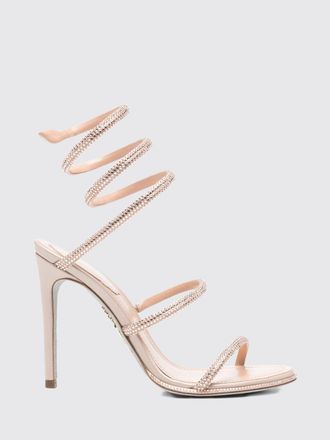 Rene Caovilla Cleo Sandalen von mit hohem Absatz und kristallverziertem Spiralriemen