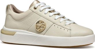 Geox Damen D DALYLA A Sneaker, Papyrus, 39 EU