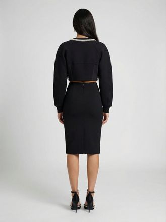 Dolce & Gabbana Womens Black Cotton Sweatshirt Clothing