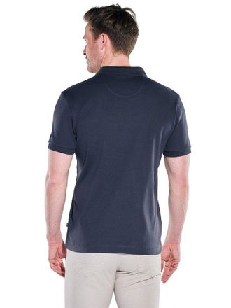 Engbers Poloshirt Herren Poloshirt My Favorite organic, Saphirblau
