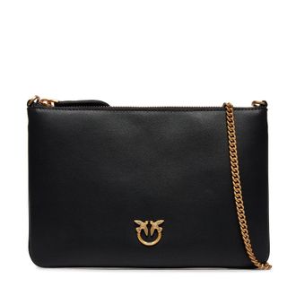 Pinko Handtasche Pinko Flat Classic PE 23 PCPL 100455 A0F1 Schwarz