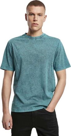 Build Your Brand Acid Washed Tee - Farbe: Teal Black - Größe: XL