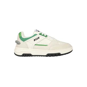 Msgm Niedrige Ledersneakers mit runder Zehenkappe - - Shoes - Herren - Mehrfarbig - 39 EU