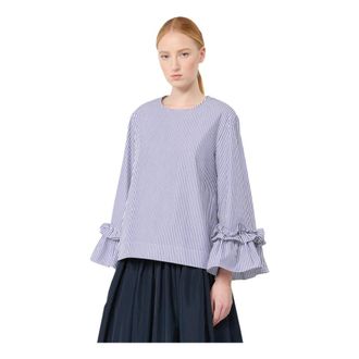 Max Mara Elegante Bluse - - Blouses & Shirts - Damen - Lila - XS