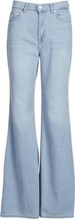 7 For All Mankind Jean Retro Flare en coton m&eacute;lang&eacute;