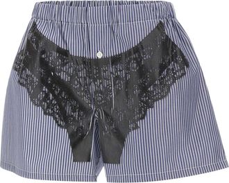 Vaquera Femme, Shorts, Bleu, Taille: 40 FR Vaquera Shorts Blue