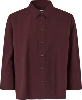 Masai Hemdbluse mit 3/4-Arm - - Blouses & Shirts - Damen - Braun - S