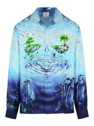 Casablanca Chemise - Bleu