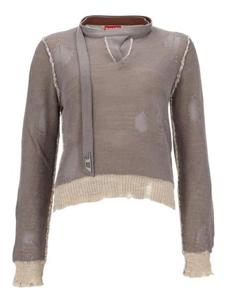 Diesel Pull Col Rond - Gris