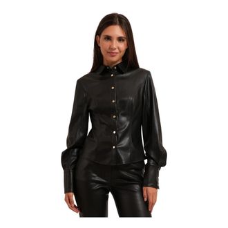 Fracomina Besticktes Hemd - - Blouses & Shirts - Damen - Schwarzk - XL