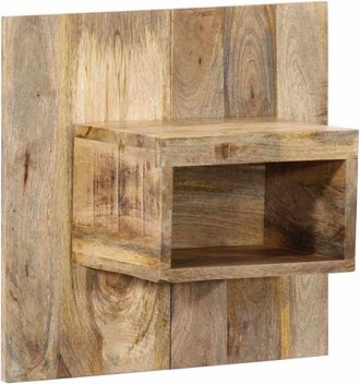 vidaXL Table de chevet 50x27x50 cm bois massif de manguier brut - Vidaxl