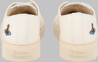 Vivienne Westwood Cotton Plimsoll Low-Top Sneaker - White