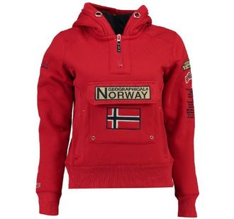 Geographical Norway Kapuzenpullover Gymclass by leyoley mit gro&szlig;er Bauchtasche und warmer Kapuze