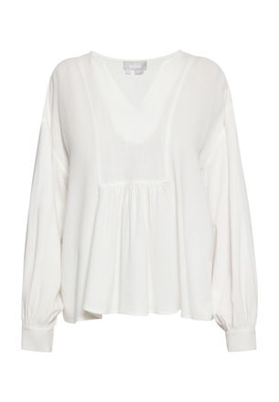 Usha Bluse Damen Wollwei&szlig;