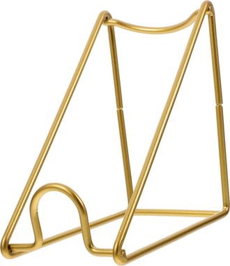 Soimiss Metall Weinflaschenhalter Goldfarben Einzeln Flaschenständer Robust für Desktop Weinregal Eleganter Flaschenhalter für Weinliebhaber Geschenk