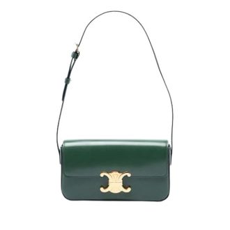Celine Sac bandouli&egrave;re vintage Pre-owned - Femme - Pre-owned - Vert - Taille: ONE Size