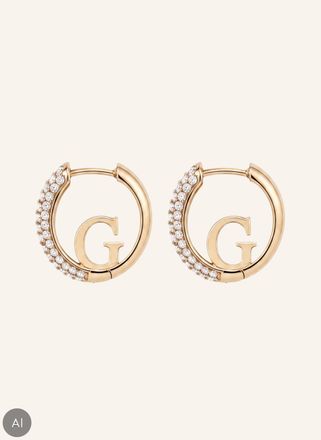 Guess Creolen Crazy Earrings gold
