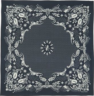 Kujten Grand bandana soie-cachemire &agrave; pois - Grand Bandana Helia Dot