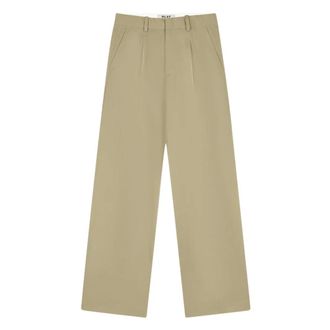 Olaf Hussein Femme, Pantalons, Beige, Taille: 42 FR Pantalon Tailleur