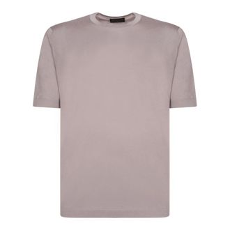 Dell'Oglio Homme, Tops, Beige, Taille: 5XL T-shirt Beige &Eacute;l&eacute;gant Mise &agrave; jour