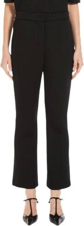 Max Mara Femme, Pantalons, Noir, Taille: 40 FR Pantalon Jogger Popeline à Cordon de Serrage