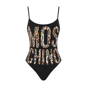 Moschino Eleganter Intero Badeanzug f&uuml;r Frauen - - Swimwear - Damen - Schwarzk - S