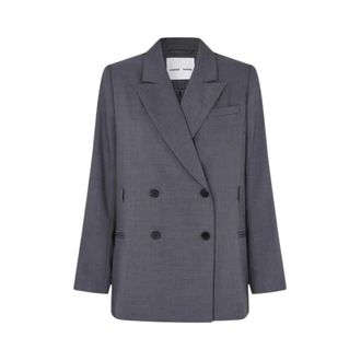 Sams&oslash;e & Sams&oslash;e Blazer Double-breasted - Femme - Vestes - Gris - Taille: 38 FR