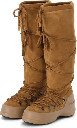 Moon Boot Stiefel Luna aus Veloursleder