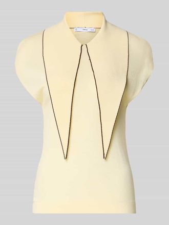 Mango Blusenshirt aus Viskose-Mix mit V-Ausschnitt Modell BERT