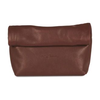 Cortana Delhi L- burgunder Lederclutch - - Bags - Damen - Rot - ONE SIZE