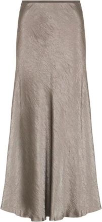 Maison Margiela Femme, Jupes, Beige, Taille: 34 FR Satin Midi Skirt