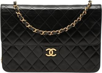 Chanel Pre-owned Classic Flap Schultertasche - - Pre-owned - Damen - Schwarzk - ONE SIZE