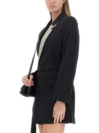 Victoria Beckham Double-Breasted Mini Dress - Black