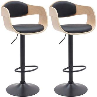 Clp 2er Set Barhocker Kingston b Kunstleder