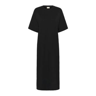 Kaffe KAedna 1/2 &Auml;rmel Kleid - - Dresses - Damen - Schwarzk - XS