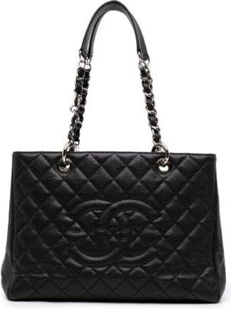 Chanel Pre-owned Grand Shopping Tote - Femme - Pre-owned - Noir - Taille: ONE Size