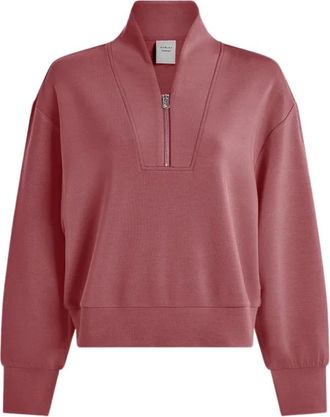 Varley Femme, Sweatshirts et sweats à capuche, Rose, Taille: 40 FR Chemise en viscose polyester élasthanne de rhubarbe sauvage