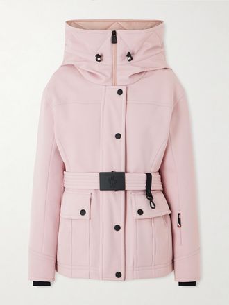 Moncler Isle Skijacke Aus Stretch-twill Mit Daunenf&uuml;llung - Pink