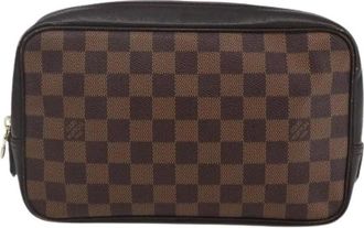 Louis Vuitton unisex, Pre-owned, Brun, Taille: ONE Size Pochette en toile Pre-owned