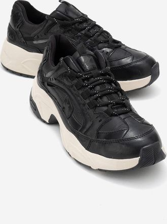 Prologue Bambi Bedruckte Mesh Turnschuhe Damen