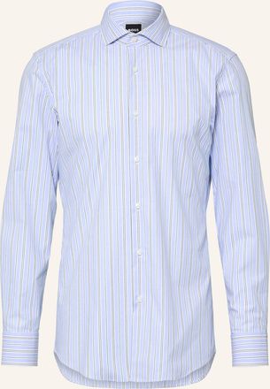 HUGO BOSS Hemd Hank Slim Fit blau