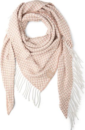 Street One Gemustertes Dreieckstuch light terra mocha A