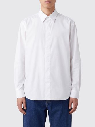 Dries Van Noten Chemise classique en popeline de coton avec col fran&ccedil;ais