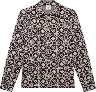 Casablanca Homme, Chemises, Violet, Taille: XL Casual Chemises