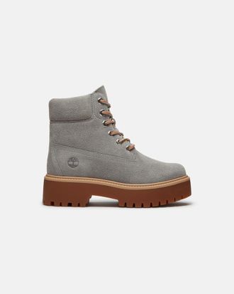 Timberland Stone Street 6-Inch Boot mit Plateausohle f&uuml;r Damen in Grau, Damen, Grau, Gr&ouml;&szlig;e
